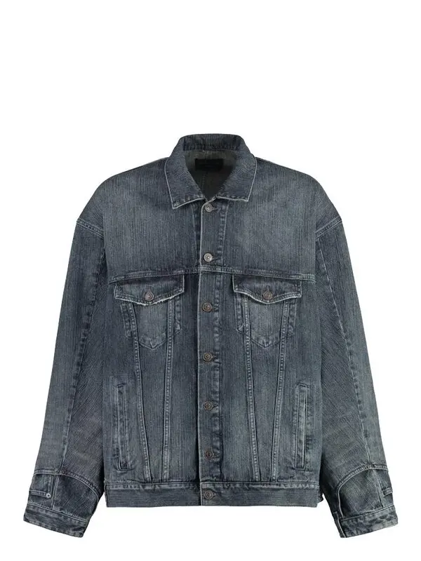Balenciaga Denim Jacket - Navy