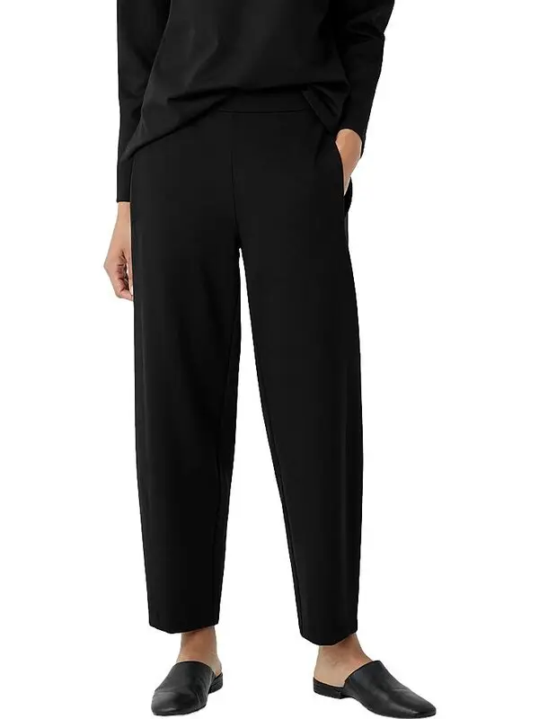 Eileen Fisher Lantern Ankle Pants - Black