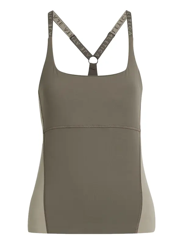 Aje Two-tone Tank Top - Army Green