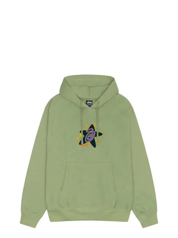 StÜssy Galaxy Hooded Sweatshirt - Green
