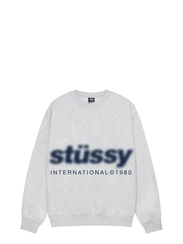 StÜssy Blur Crew - Grey