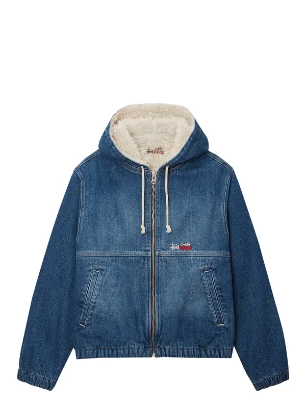 StÜssy Denim Work Jacket - Blue