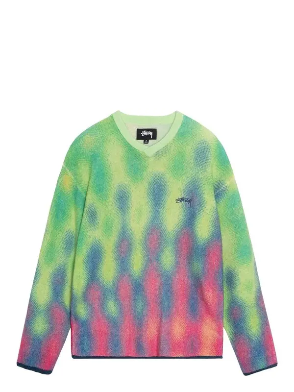 StÜssy Gradient Dot Brushed Sweater - Multicolor