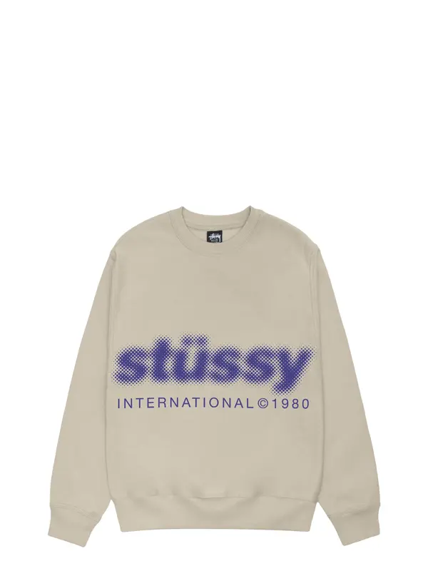 StÜssy Blur Crew - Tan