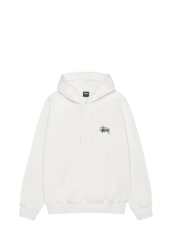 StÜssy Pigment Dyed Built Tough Hoodie - White