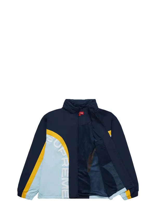 Supreme Curve Track Jacket 'navy - Blue