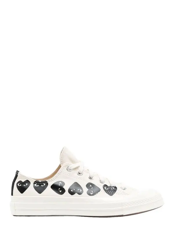 COMME DES GARCONS PLAY CONVERSE Multi Heart Ct70 Low-top Sneakers - 2 White