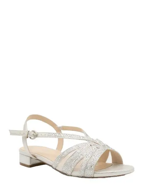 PARADOX LONDON PINK Quest Ankle Strap Sandal - Silver