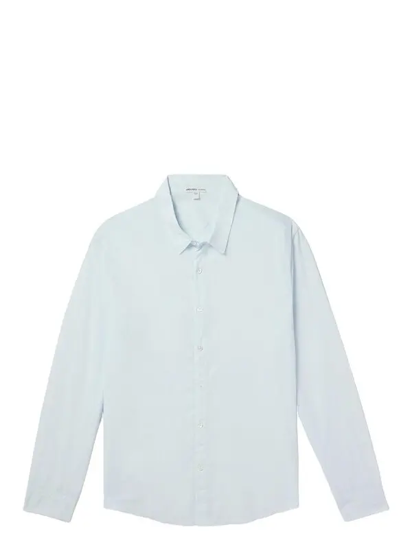 JAMES PERSE Standard Cotton Shirt - Blue