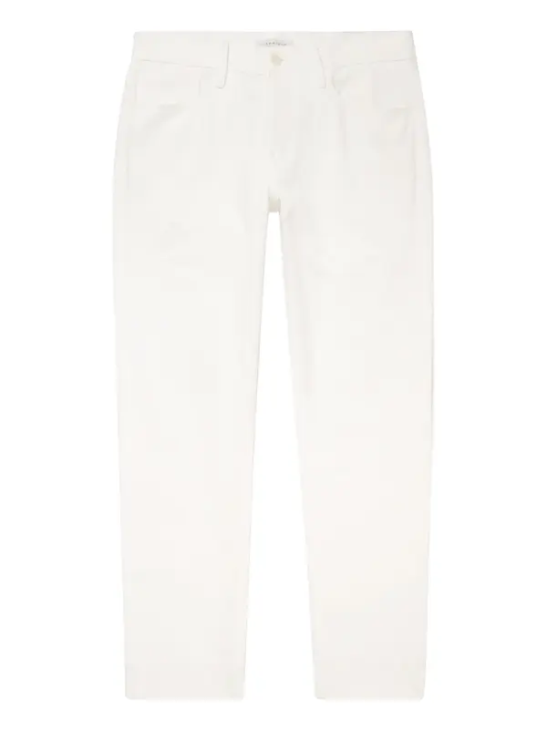 Gabriela Hearst Anthony Slim-fit Straight-leg Jeans - White