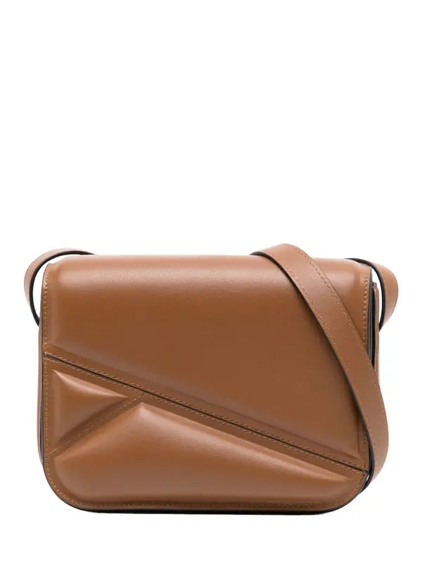 WANDLER Oscar Trunk Crossbody Bag - Brown