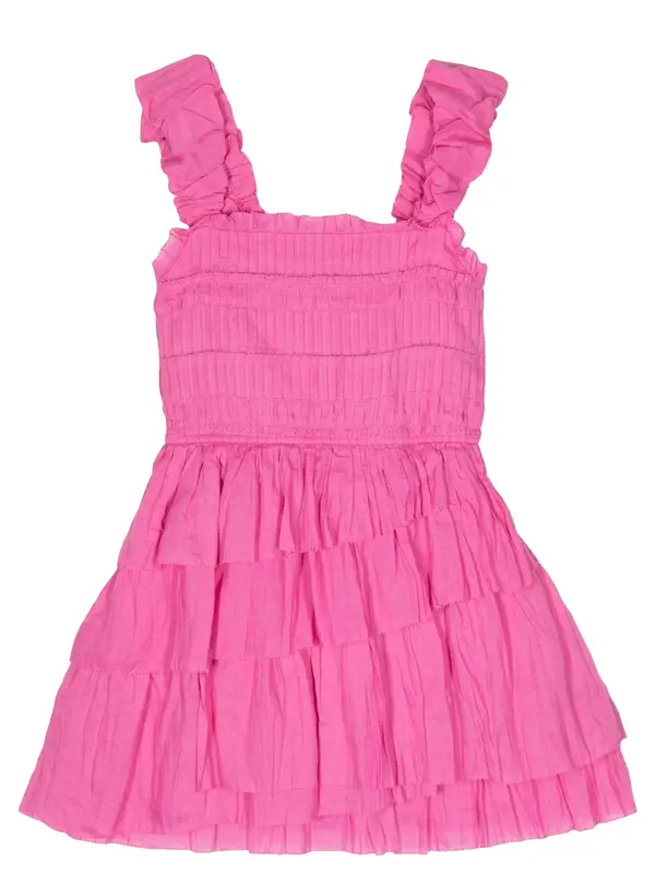 Sea Cole Smocked Ramie Dress - Pink