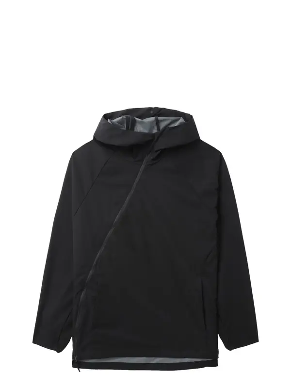 POST ARCHIVE FACTION Off-centre Hooded Jacket - Black