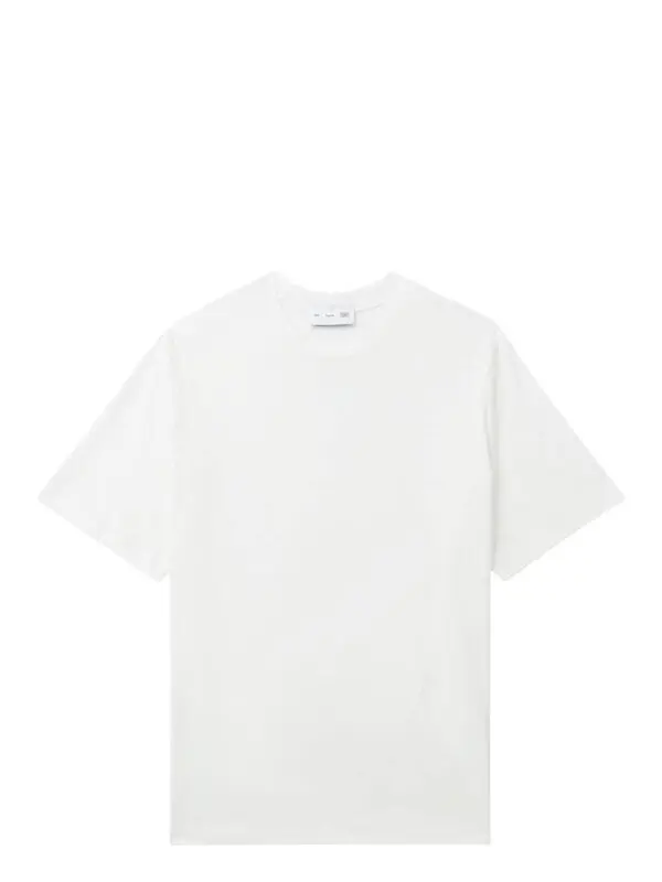 POST ARCHIVE FACTION Basic Round-neck T-shirt - White