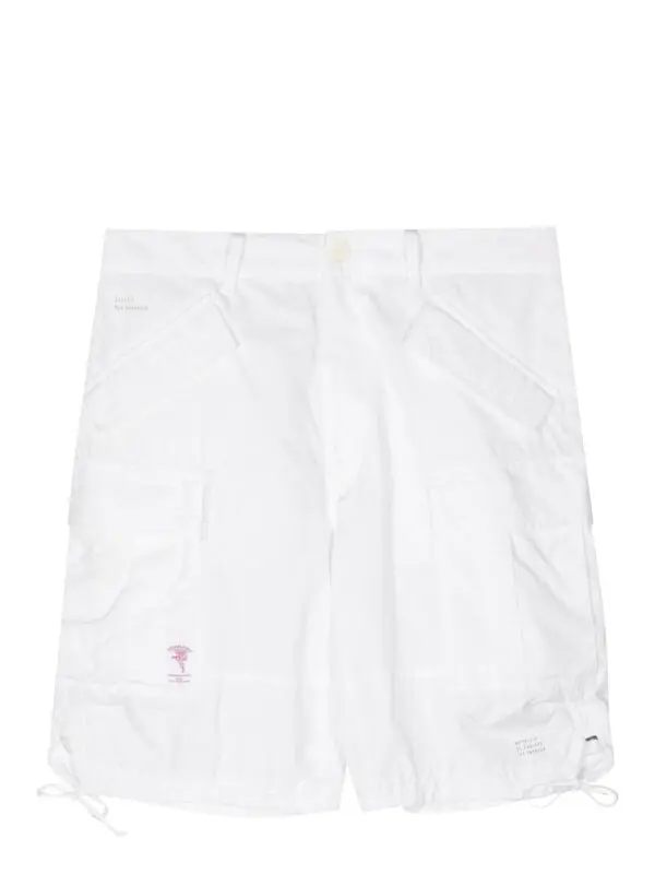 UNDERCOVERISM Multi-pockets Drawstring Hem Shorts - White