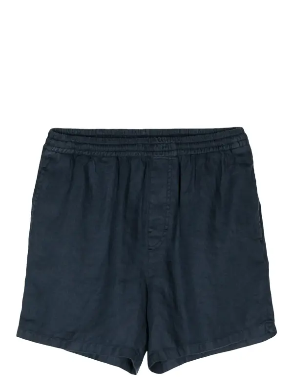 Aspesi Hemp Drawstring Shorts - Blue