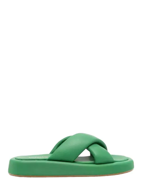 VAMSKO Pillow Leather Sandals - Green