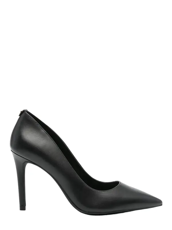 Michael Kors 75mm Alina Flex Leather Pumps - Black