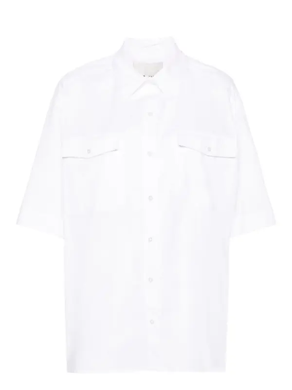 HERSKIND Helle Cotton Shirt - White