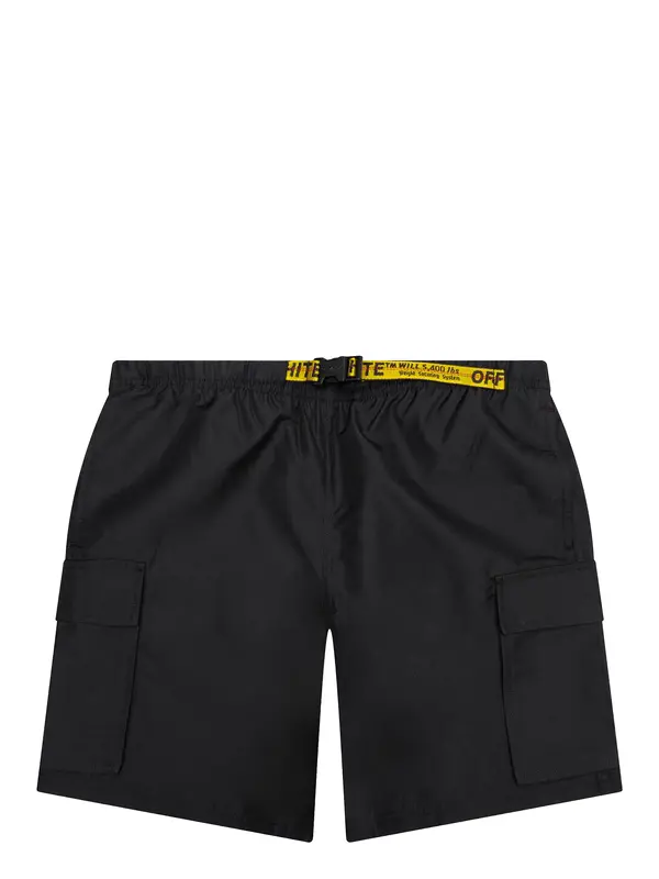 Off-White Classic Industrial Cargo Swimshorts - Black