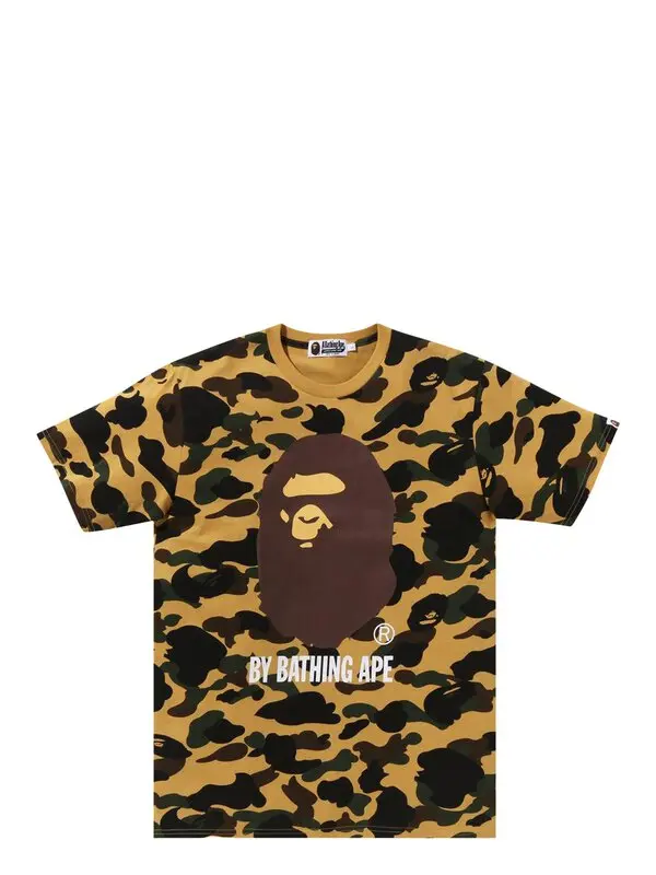A BATHING APE 1st Camo Bathing Ape Tee - Yellow