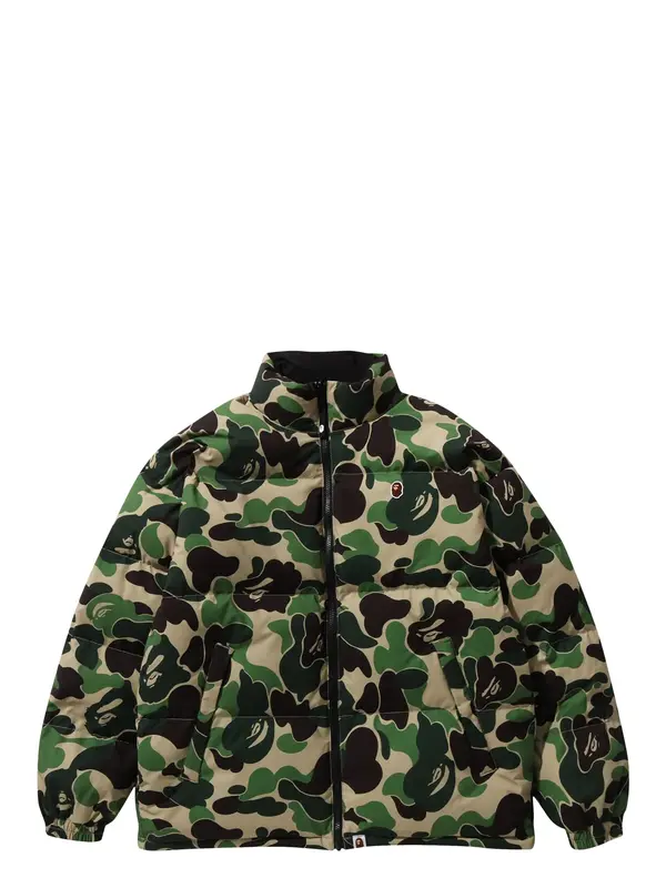 BAPE Abc Camo Reversible Down Jacket - Green