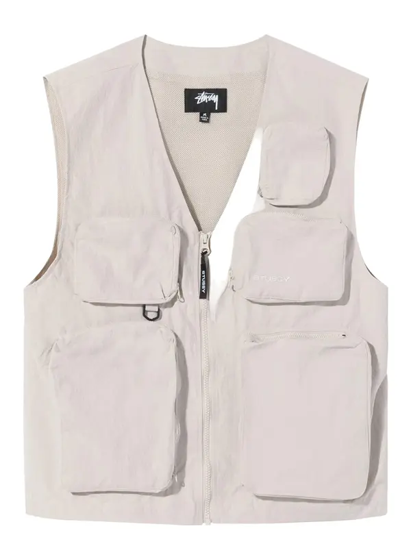 StÜssy Nylon Approach Vest - Grey