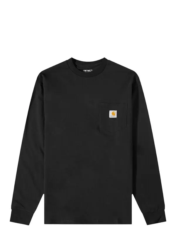 Carhartt Work In Progress Long-sleeve Pocket T-shirt - Black