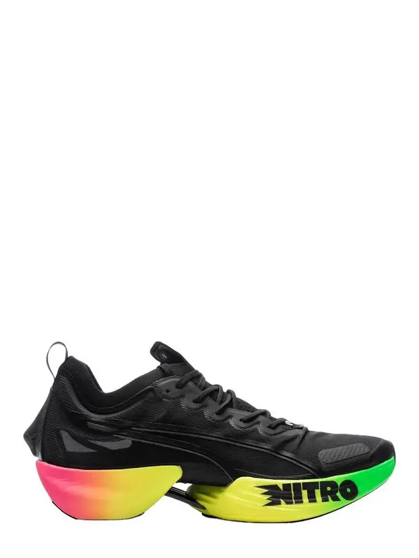 PUMA Fastr Nitro Elite Futrograde Sneakers - Puma Black/green Gecko
