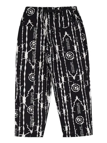Supreme South2 West8 Belted Pant - Black Pattern
