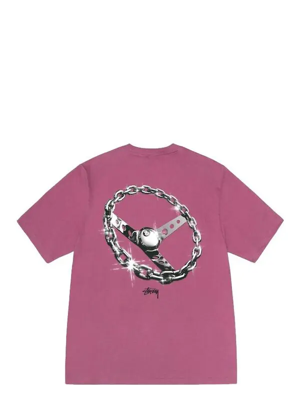 StÜssy Chainlink T-shirt - Berry