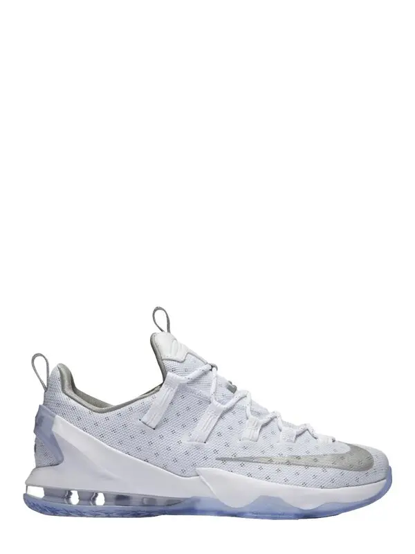 Nike Lebron 13 Low Sneakers - White/metallic Silver/light Iron Ore