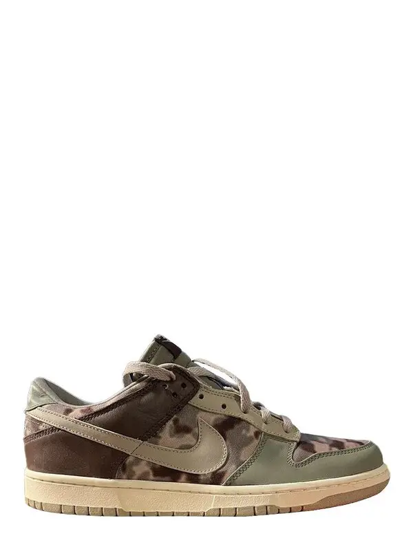 Nike Dunk Low Premium Sneakers - Classic Olive/chino/light Chocolate