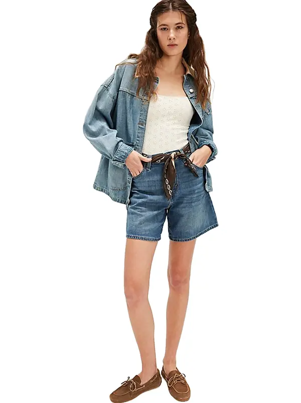 LEVI'S High Baggy Denim Shorts - Stop Flaxing