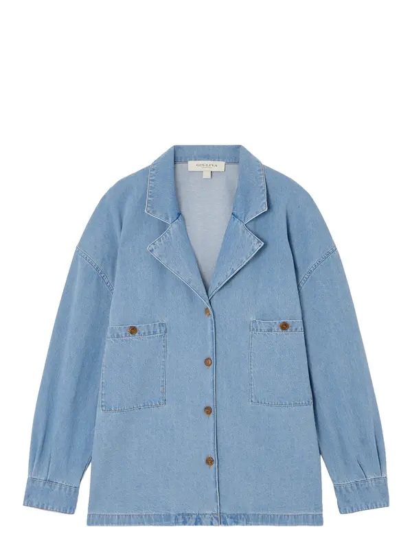 Giuliva Heritage Meryl Denim Shirt - Blue