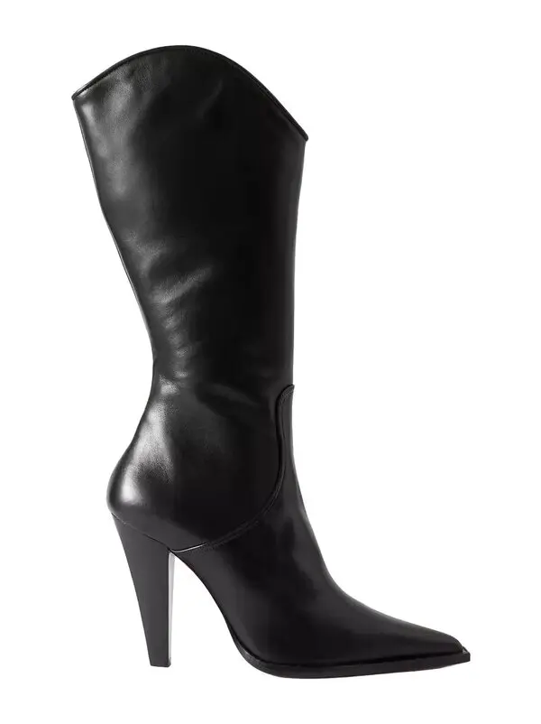 Paris Texas Nadia Lee Cohen Leather Boots - Black