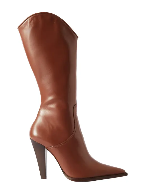 Paris Texas Nadia Lee Cohen Leather Boots - Brown