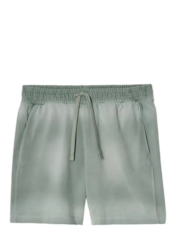 Cos Washed-jersey Drawstring Shorts - Green