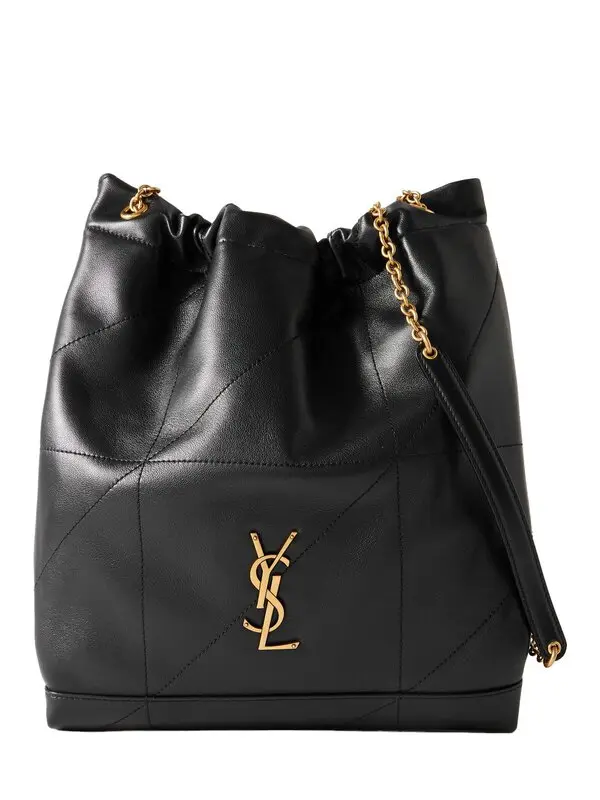 Saint Laurent Jamie Quilted Leather Shoulder Bag - Black