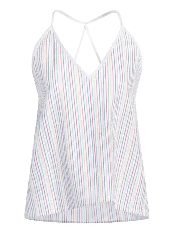 Sundek Striped Seersucker Top - White
