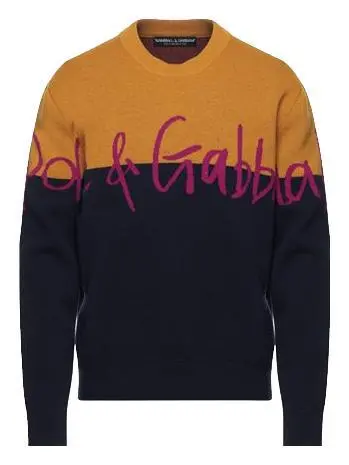 Dolce & Gabbana Virgin Wool Sweater - Yellow