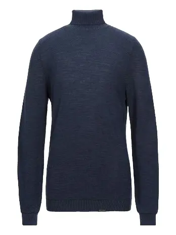 BROOKSFIELD Turtleneck Knit Top - Blue