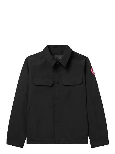 Canada Goose Burnaby Logo-appliquéd Arctic Tech® Chore Jacket - Black