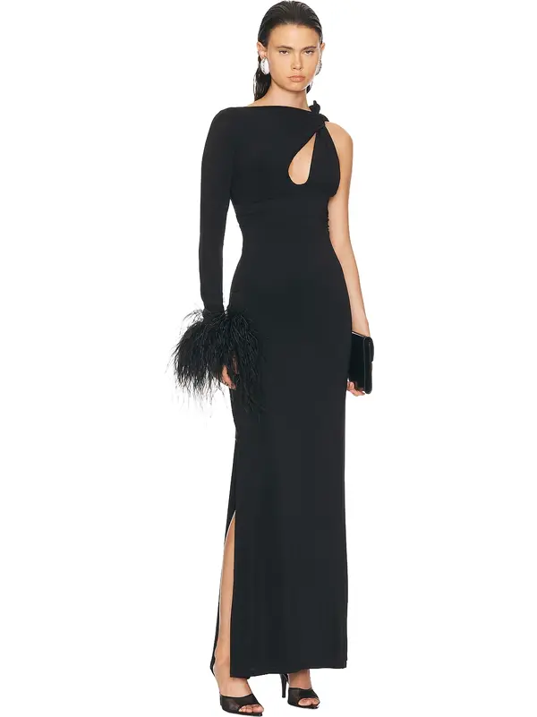 Rachel Gilbert Tanner Gown - Black