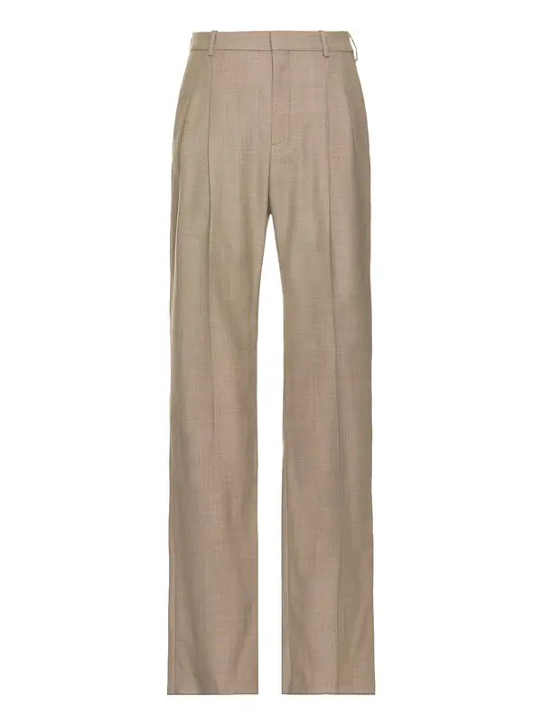 Saint Laurent Pantalon - Taupe Beige