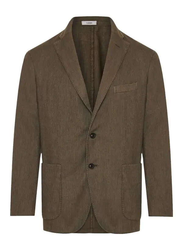 Boglioli Cotton-blend Blazer - Brown