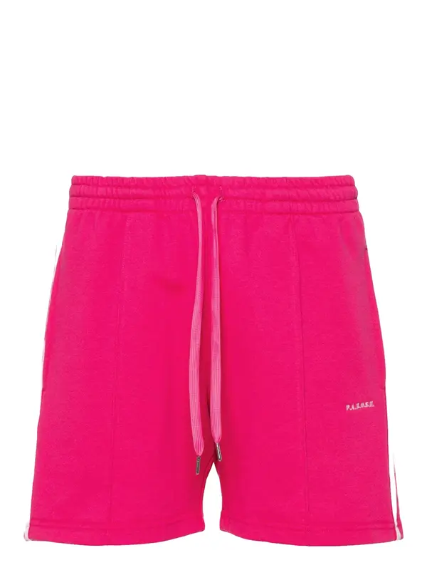P.a.r.o.s.h Striped Jersey Shorts - Pink