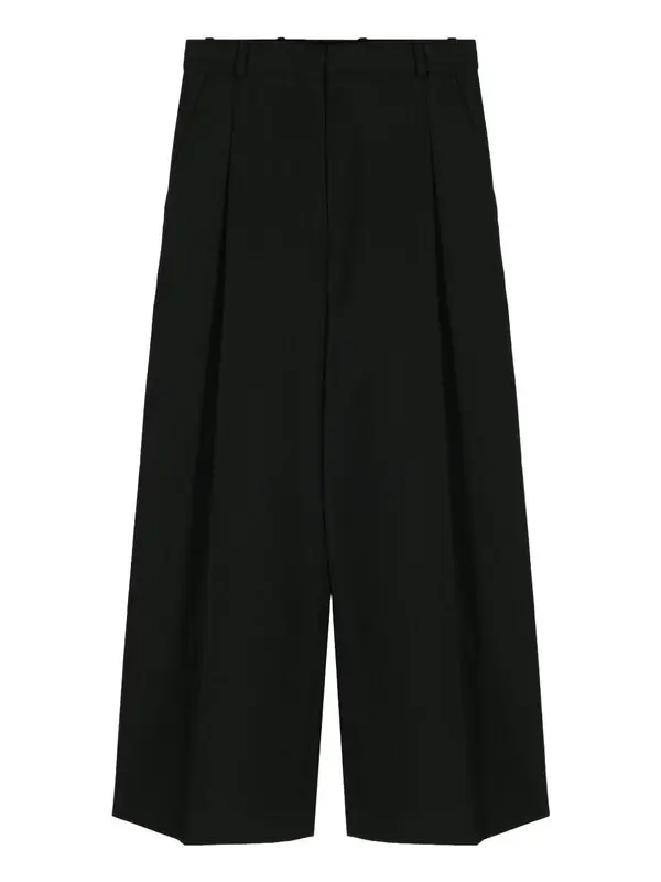 BOTTER Virgin Wool Tailored Trousers - Black