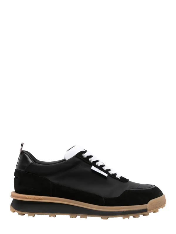 Thom Browne Alumni Panelled Sneakers - Black