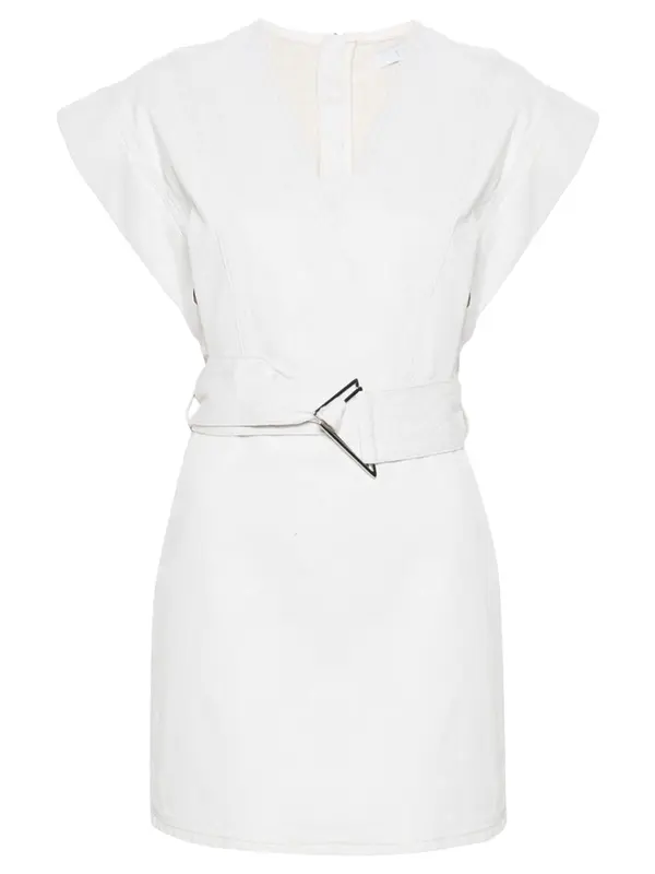 IRO PARIS Dorama Short-sleeve Dress - White